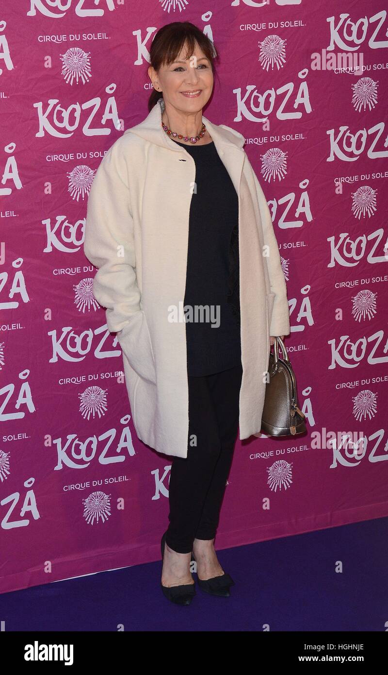 London UK Arlene Phillips at Cirque Du Soleil - Kooza - Premiere at The ...