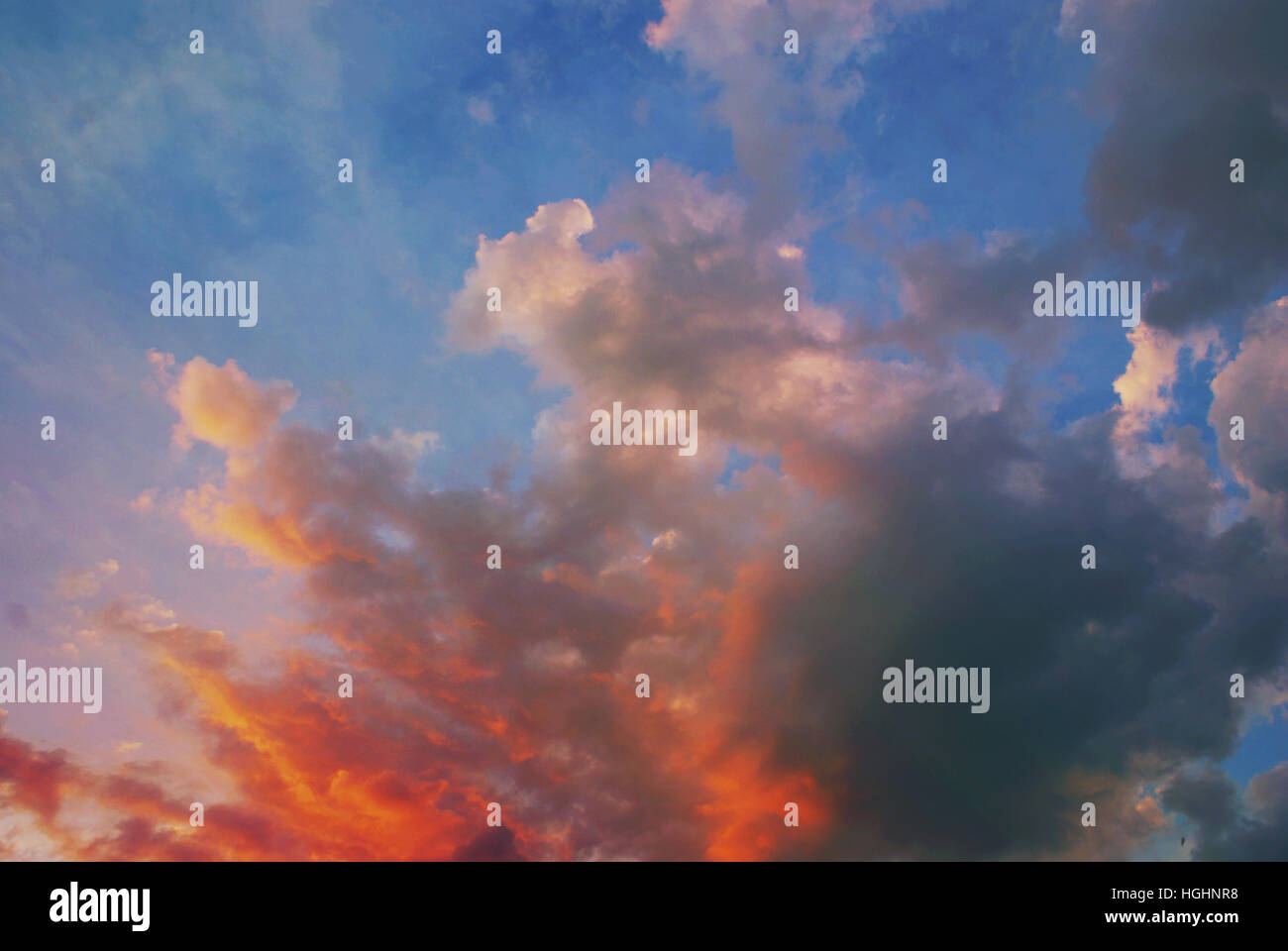 Fluffy clouds hi-res stock photography and images - Alamy