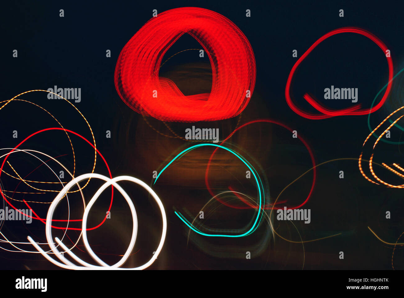 abstract street lights Stock Photo - Alamy