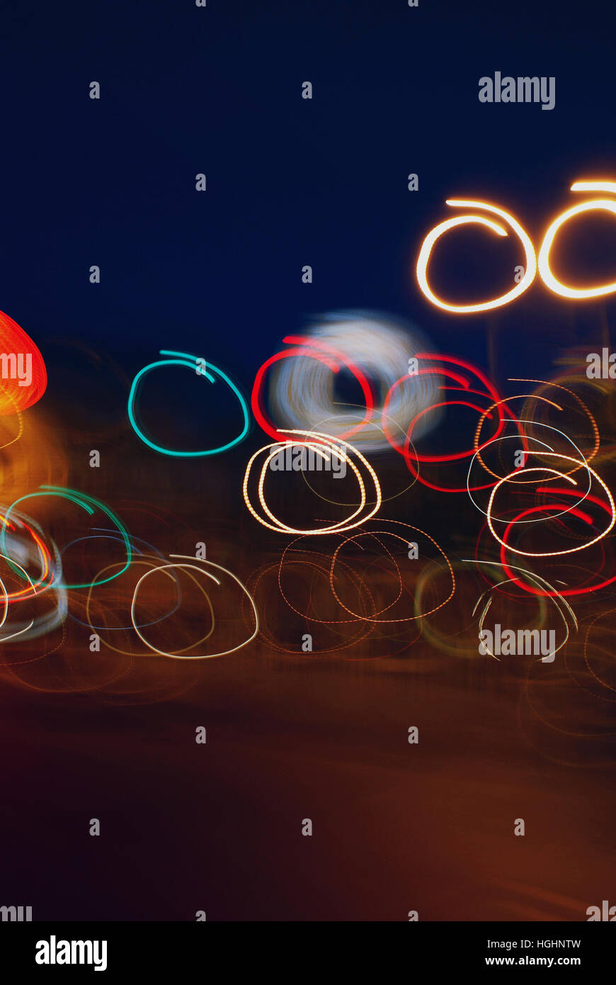 abstract street lights Stock Photo - Alamy