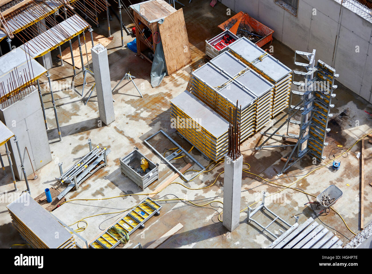 work on construction site, building a house Stock Photo - Alamy