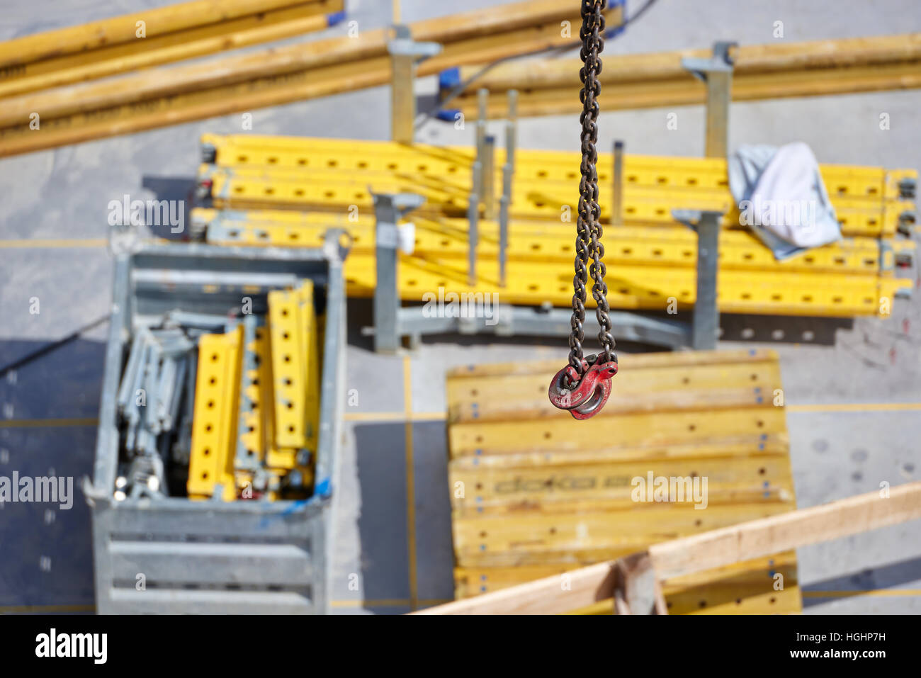 work on construction site, building a house Stock Photo - Alamy