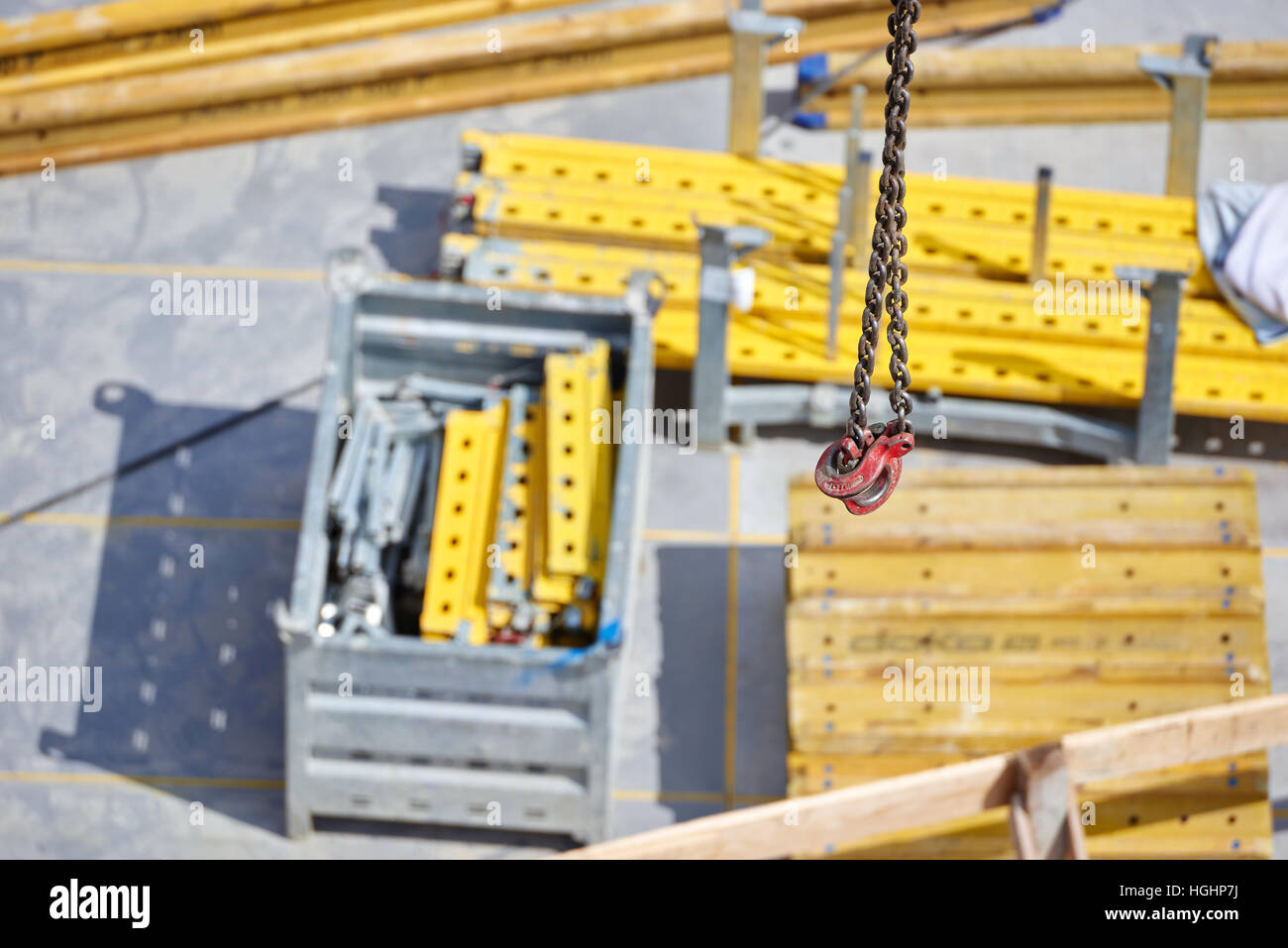 work on construction site, building a house Stock Photo - Alamy
