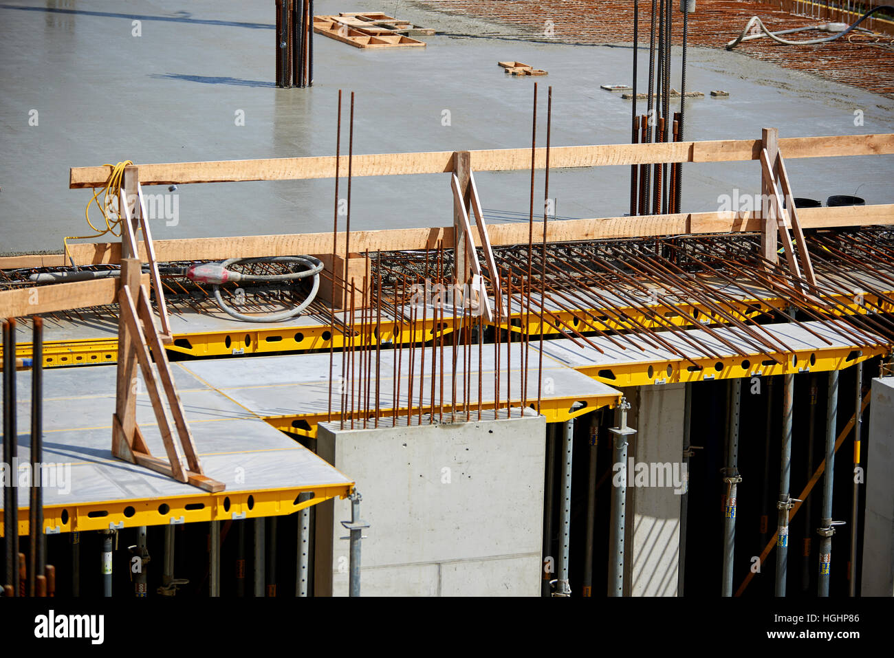 work on construction site, building a house Stock Photo - Alamy