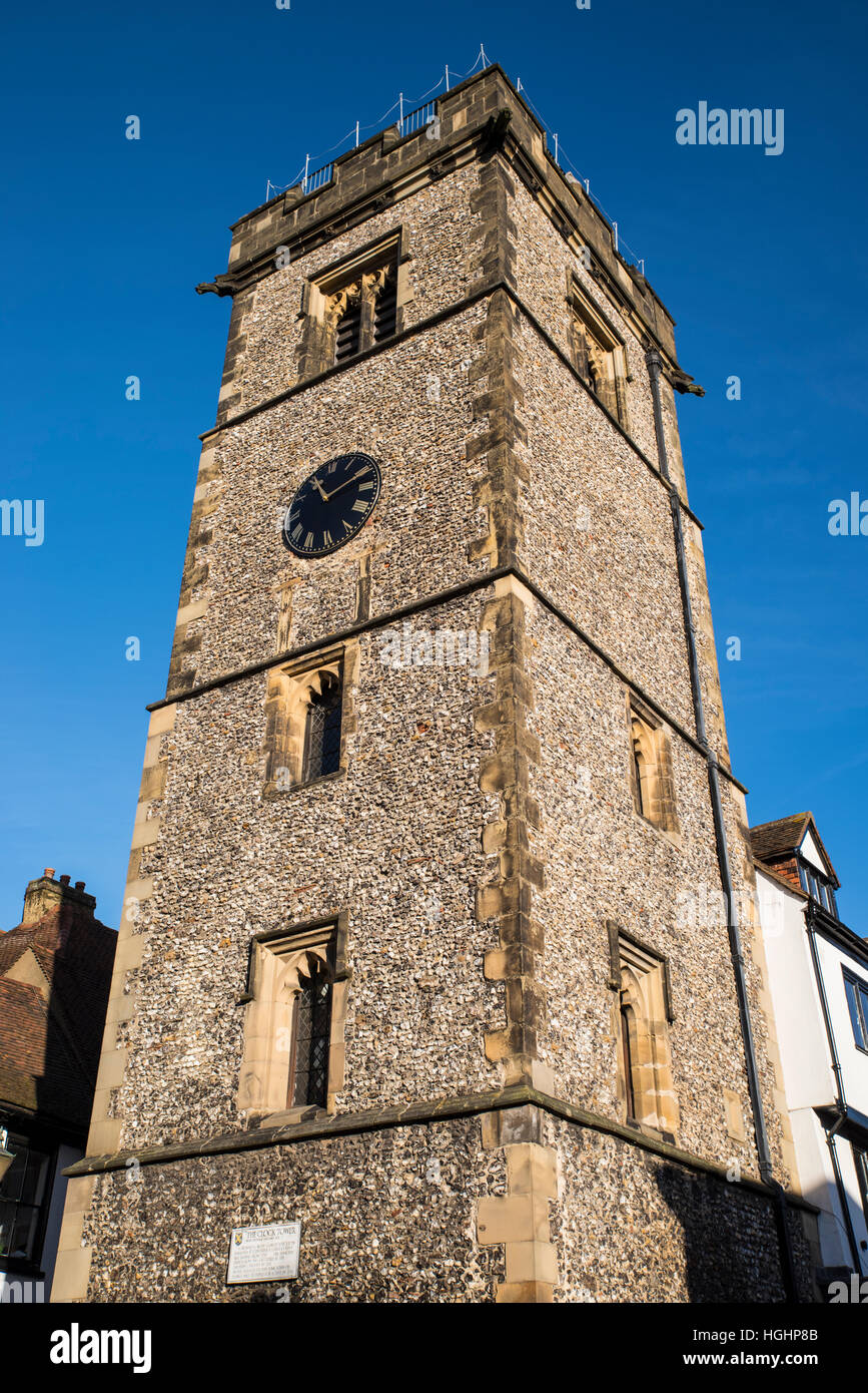 Historical clock tower st albans uk hi-res stock photography and images ...