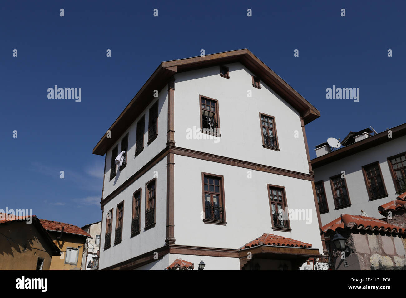Traditional Turkish House in Ankara City, Turkey Stock Photo - Alamy