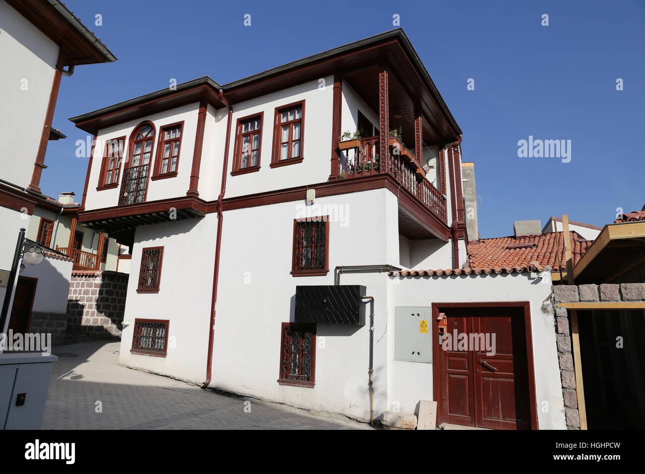 Traditional Turkish House in Ankara City, Turkey Stock Photo - Alamy