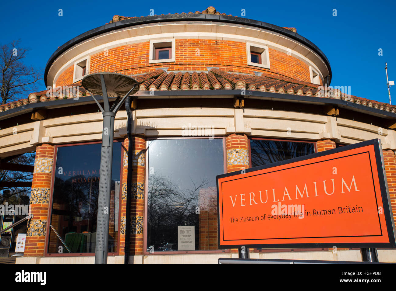 Verulamium museum in st albans hi-res stock photography and images - Alamy