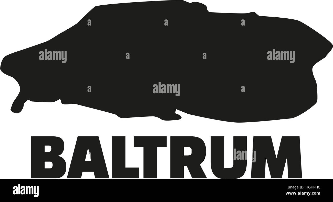 Map of baltrum hi-res stock photography and images - Alamy