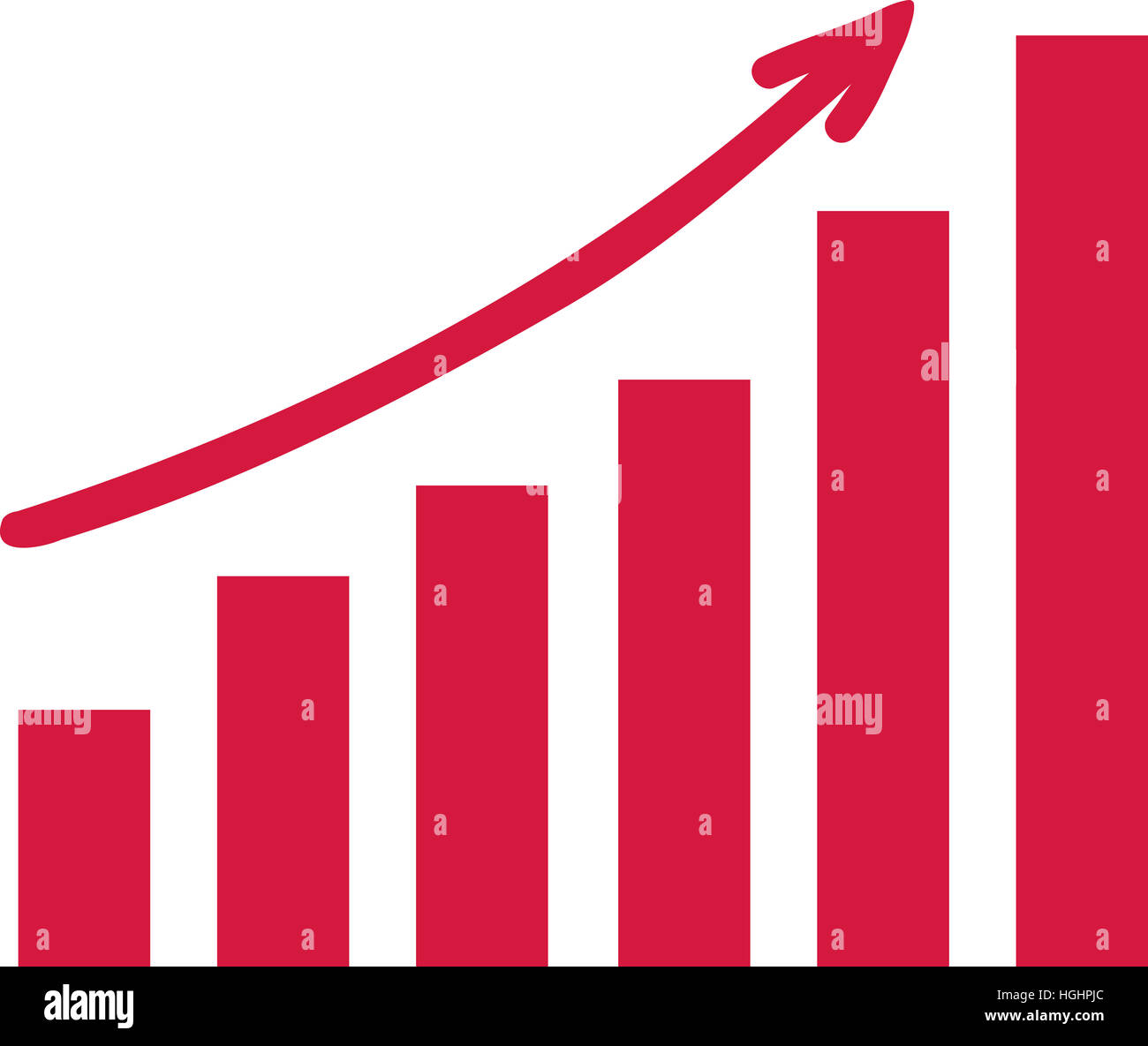 Arrow graph chart hi-res stock photography and images - Alamy