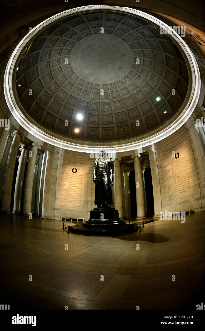 Jefferson Memorial in Washingon DC public lands and monument Stock ...