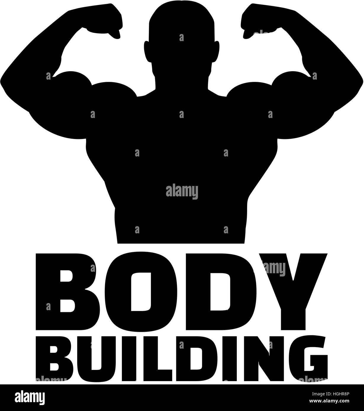 Bodybuilding logo hi-res stock photography and images - Alamy