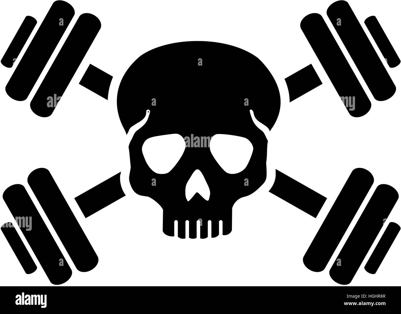 Bodybuilder silhouette word bodybuilding Cut Out Stock Images ...