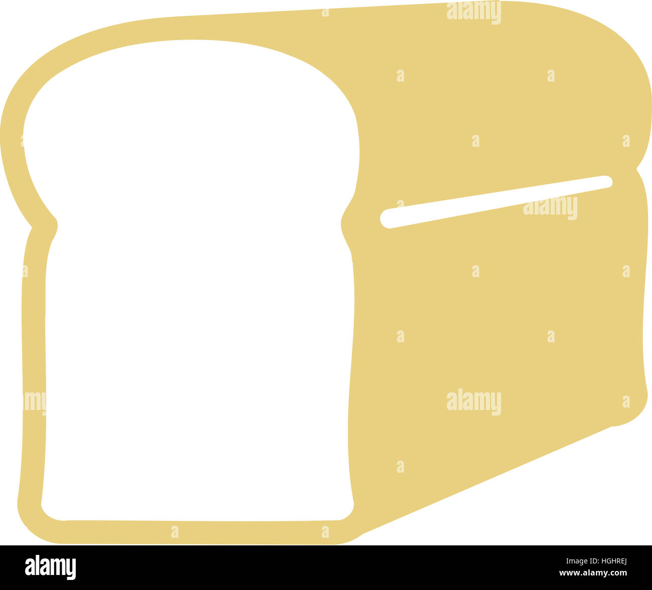 Pan bread icon Stock Photo - Alamy