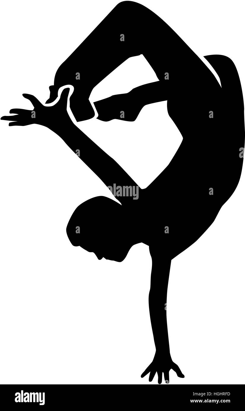 Breakdance silhouette hi-res stock photography and images - Alamy