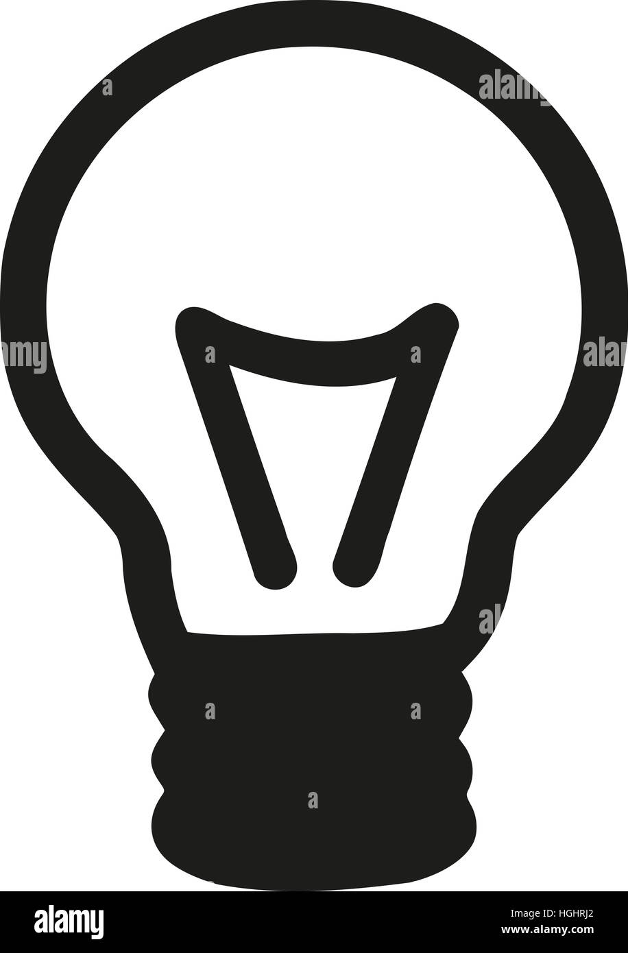 Electric bulb icon hi-res stock photography and images - Alamy