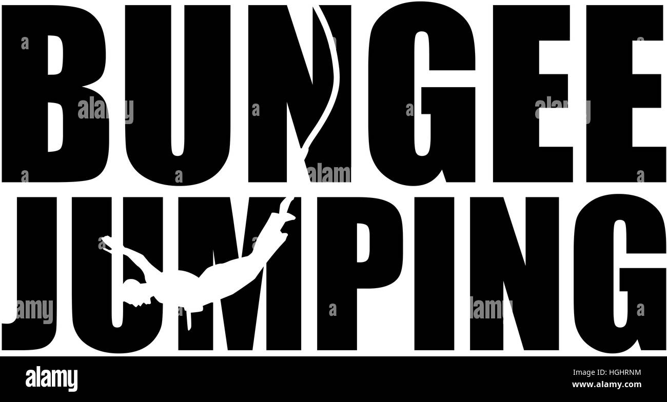 Bungee jump silhouette hi-res stock photography and images - Alamy