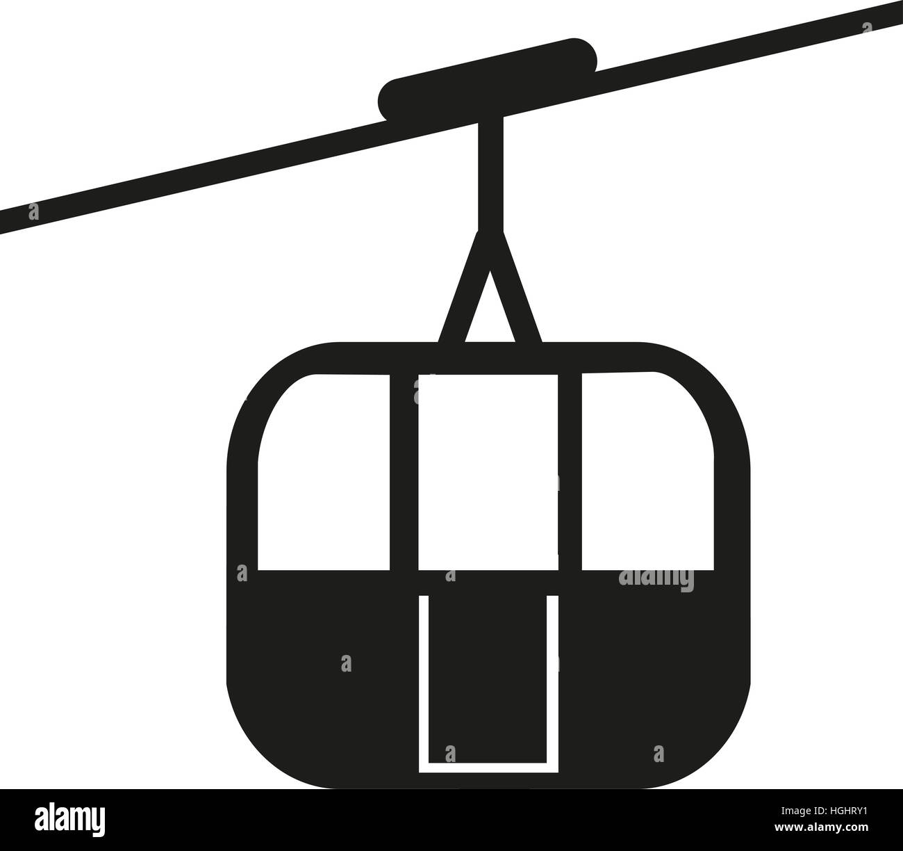 Cable car icon Stock Photo - Alamy