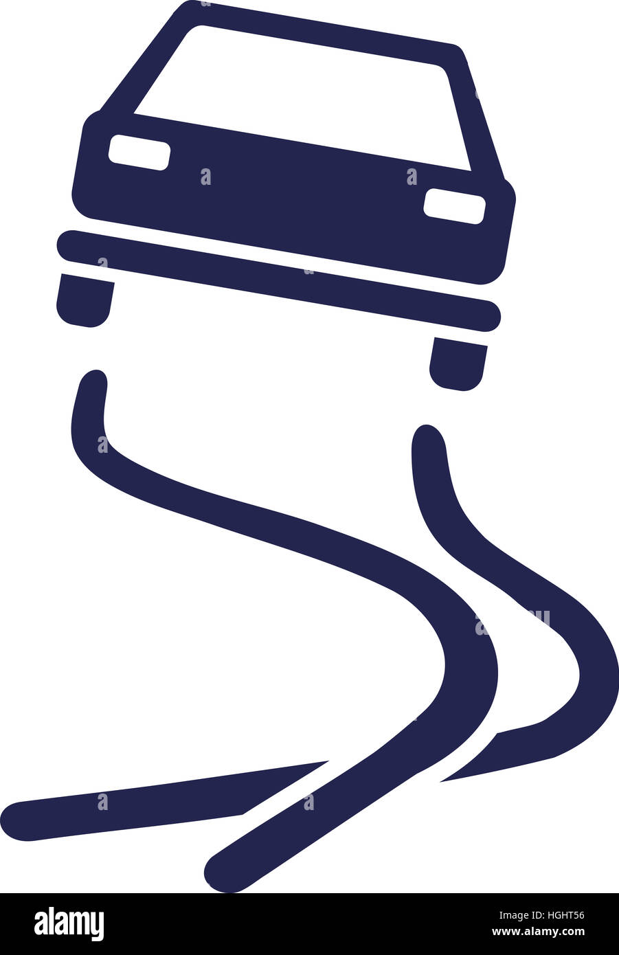 Car accident - out of control Stock Photo - Alamy