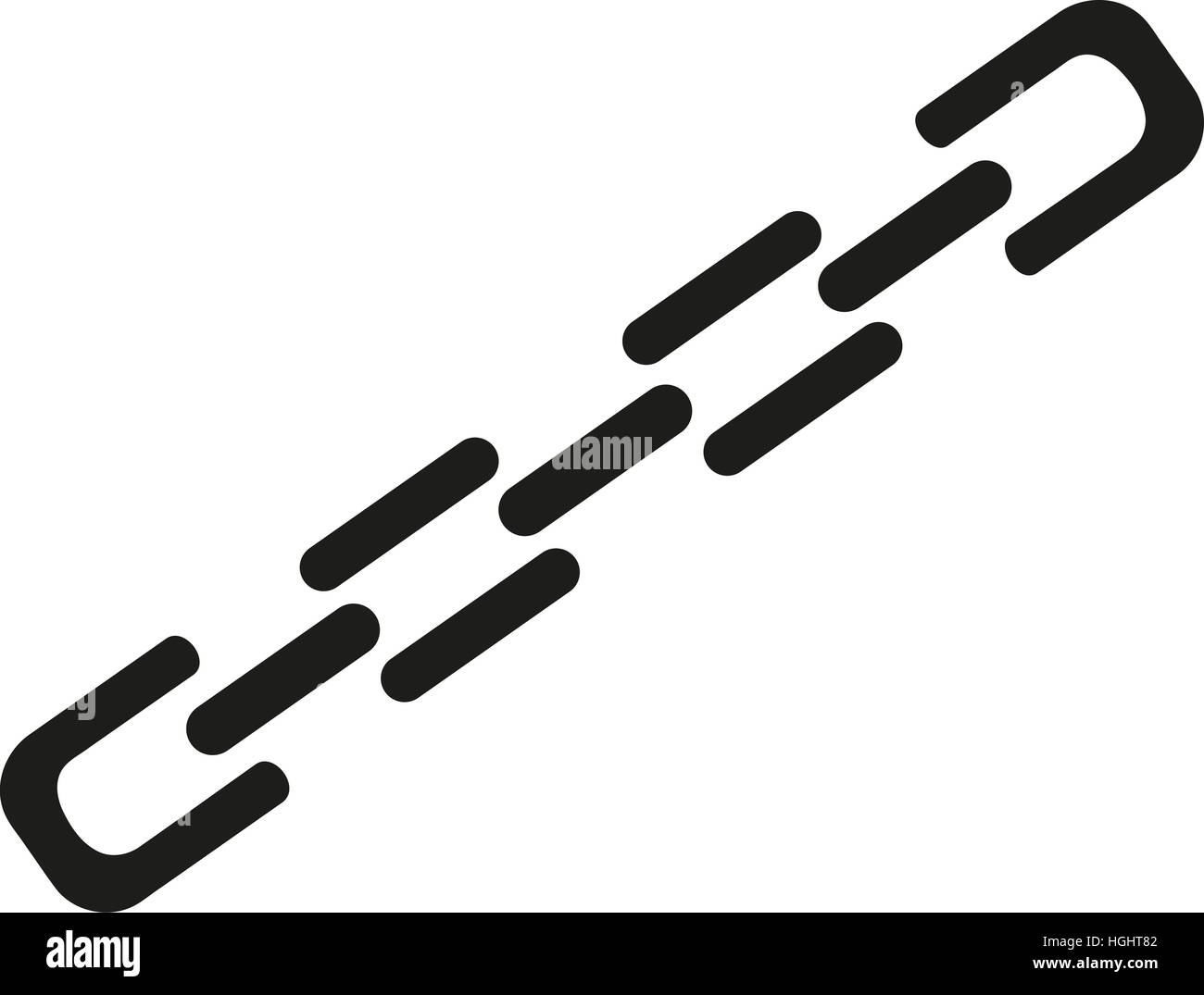 Metal chain icon Stock Photo - Alamy