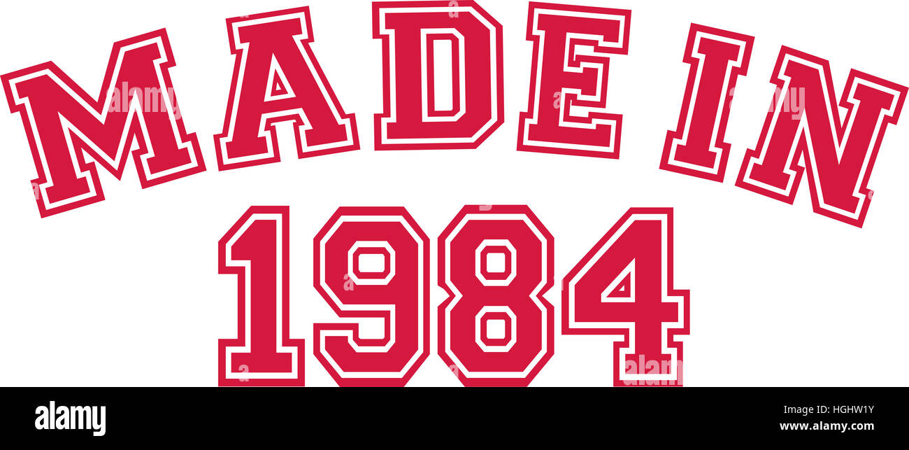 1984 year hi-res stock photography and images - Alamy