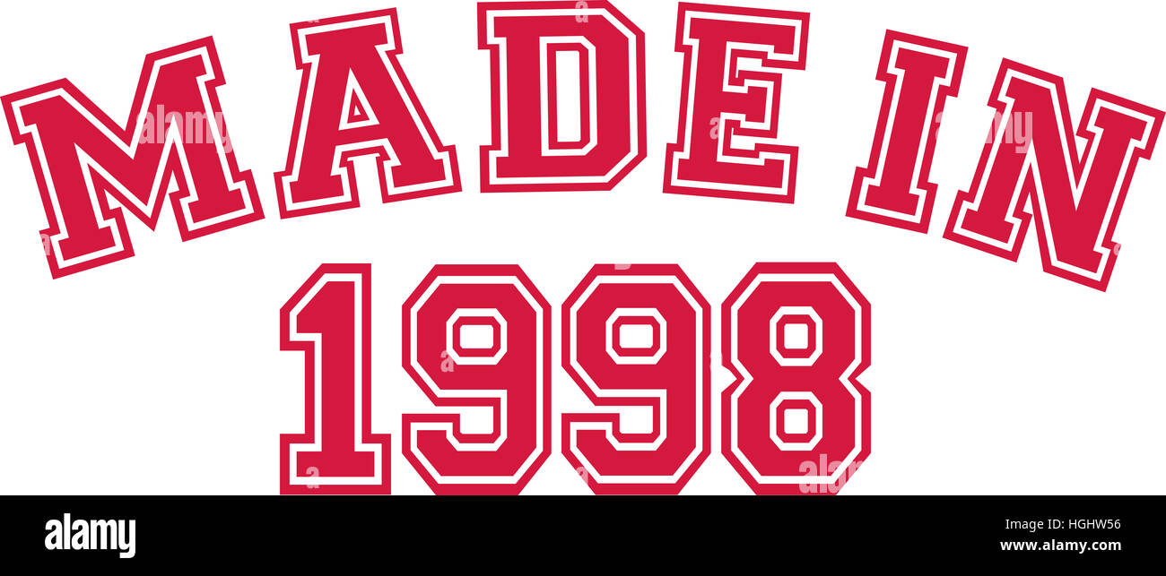 Made in 1998 hi-res stock photography and images - Alamy