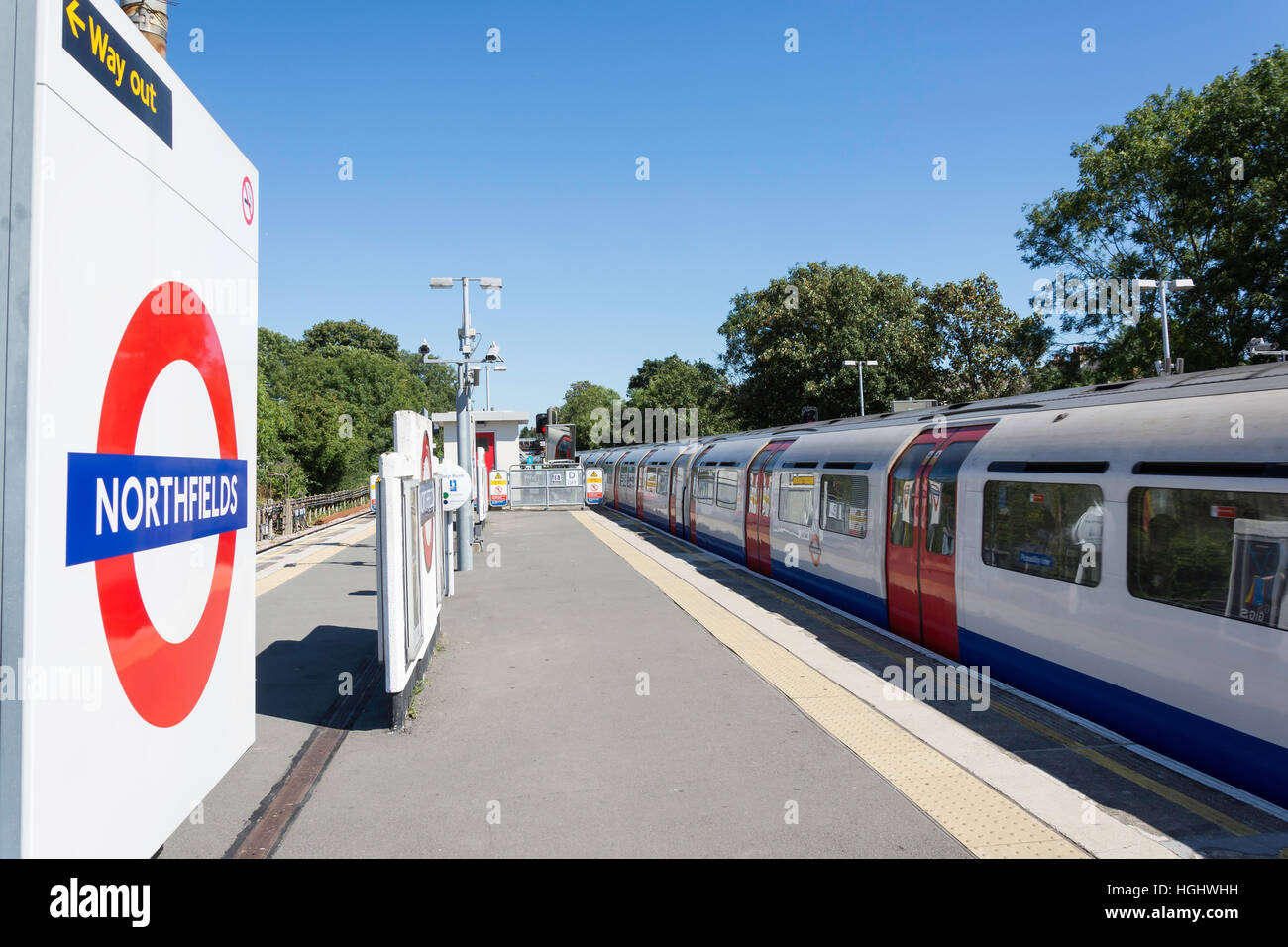 Northfields underground hi-res stock photography and images - Alamy