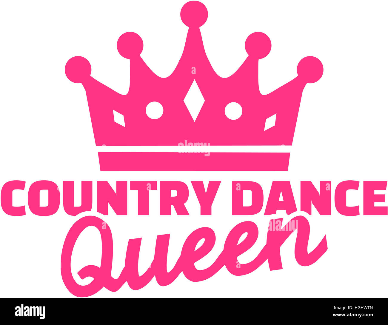 Country dance queen Stock Photo - Alamy