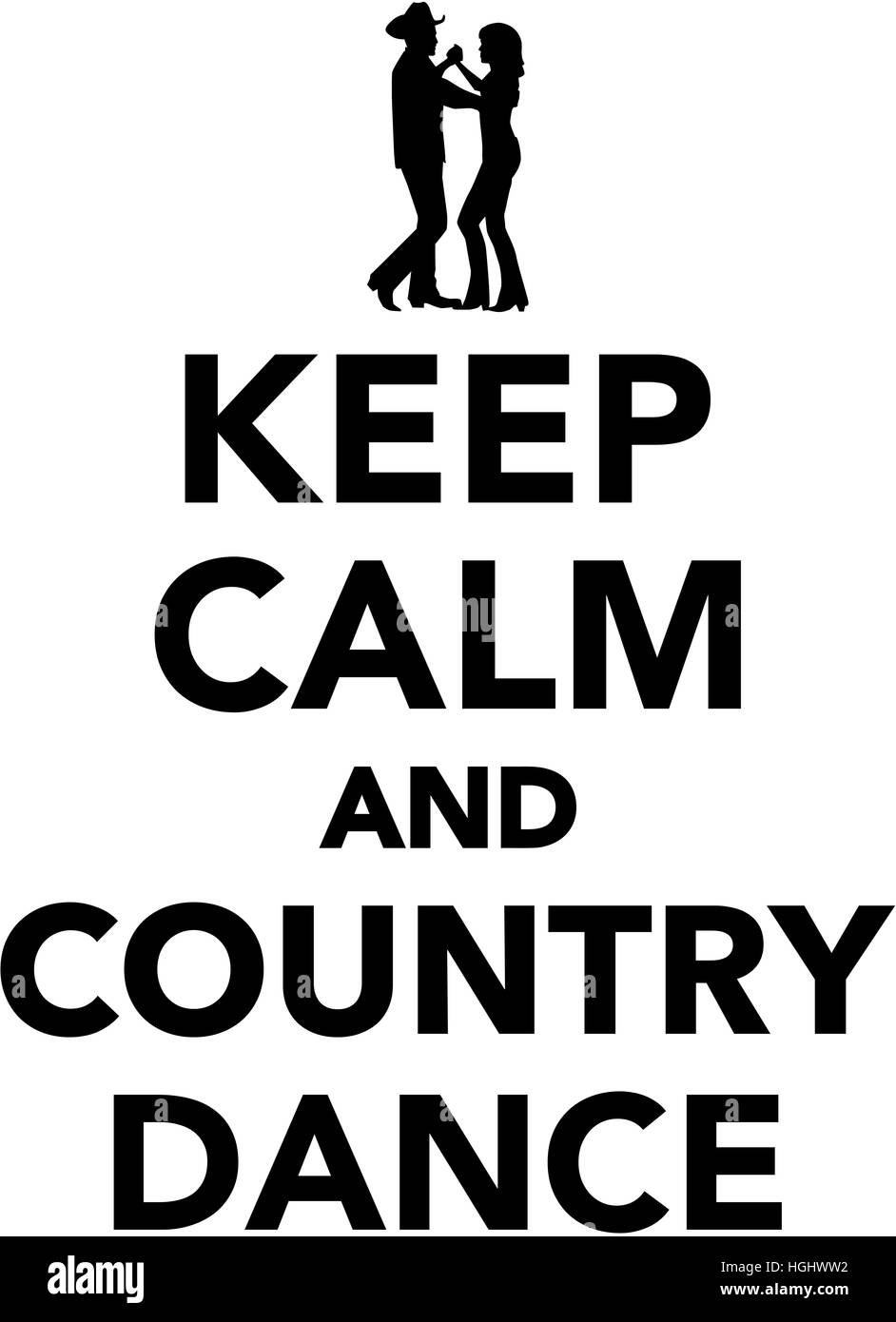 Keep Calm And Dance On Poster