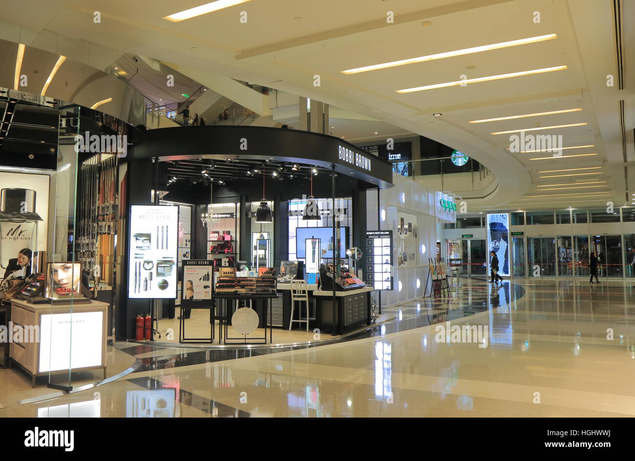 People visit Raffles City department store in Shanghai China Stock ...