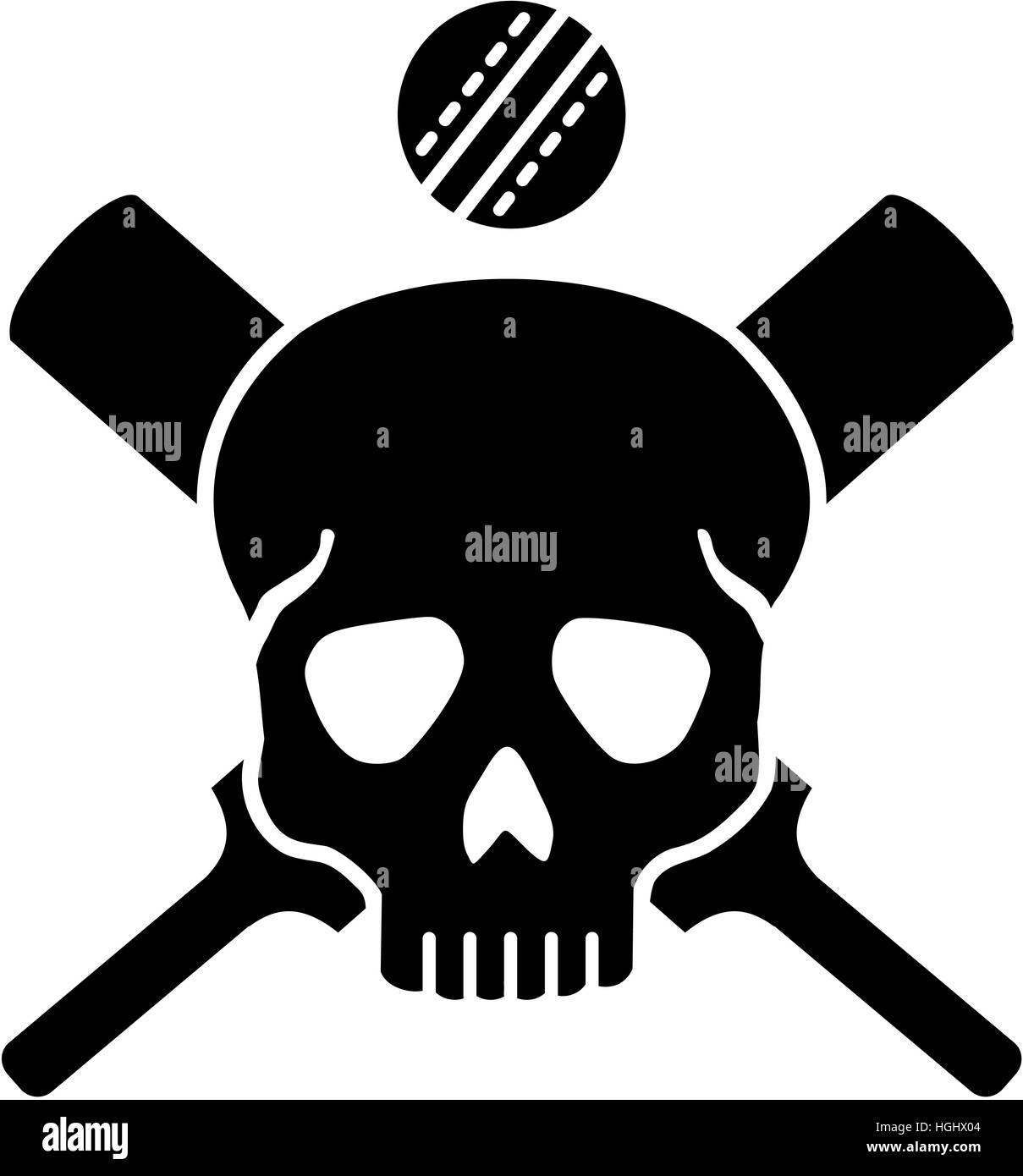 Cricket player silhouette hi-res stock photography and images - Alamy