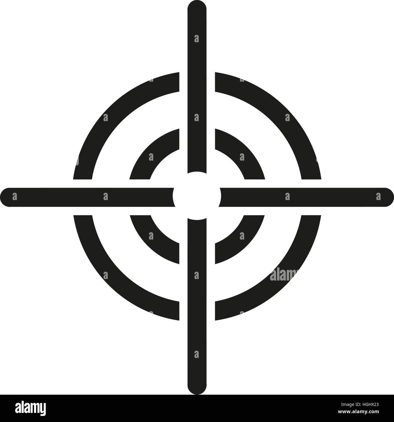 Crosshair target hi-res stock photography and images - Alamy