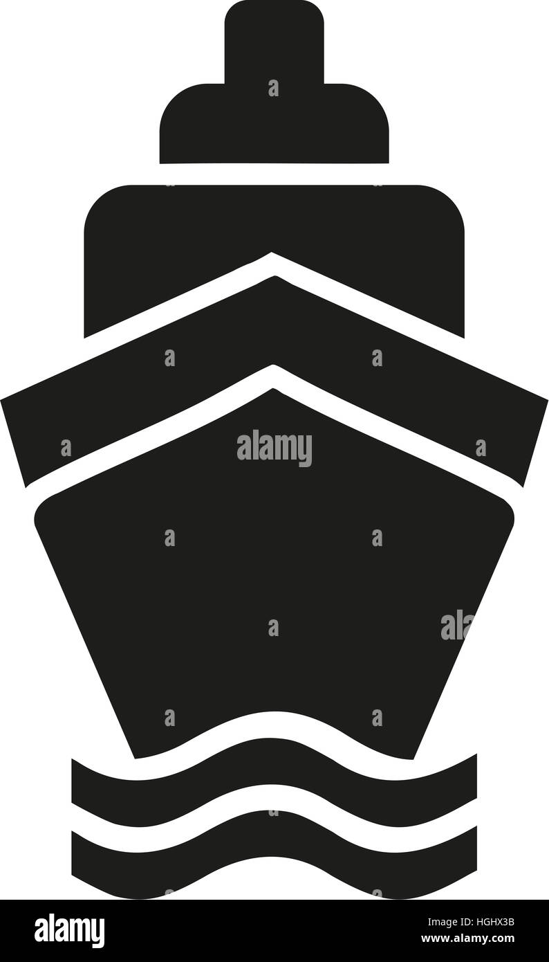 Cruise ship icon Stock Photo - Alamy