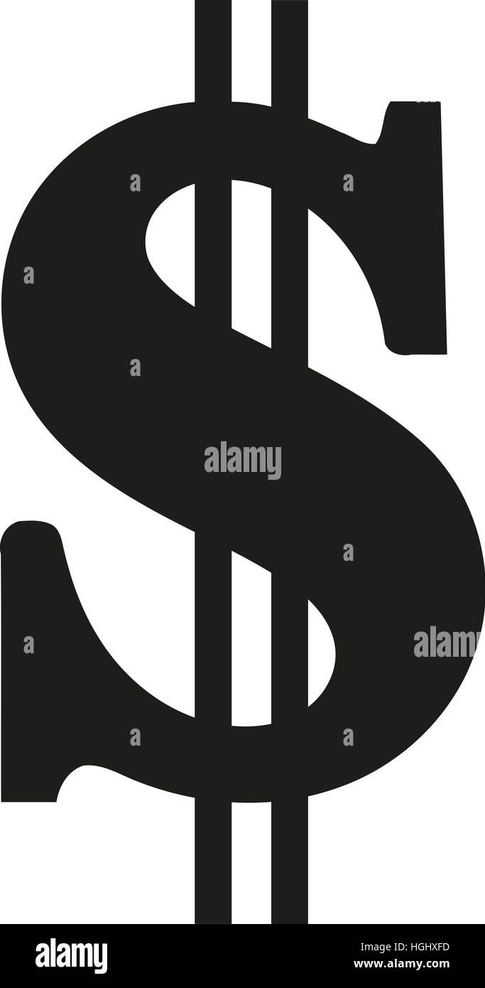 Dollar sign retro Stock Photo - Alamy
