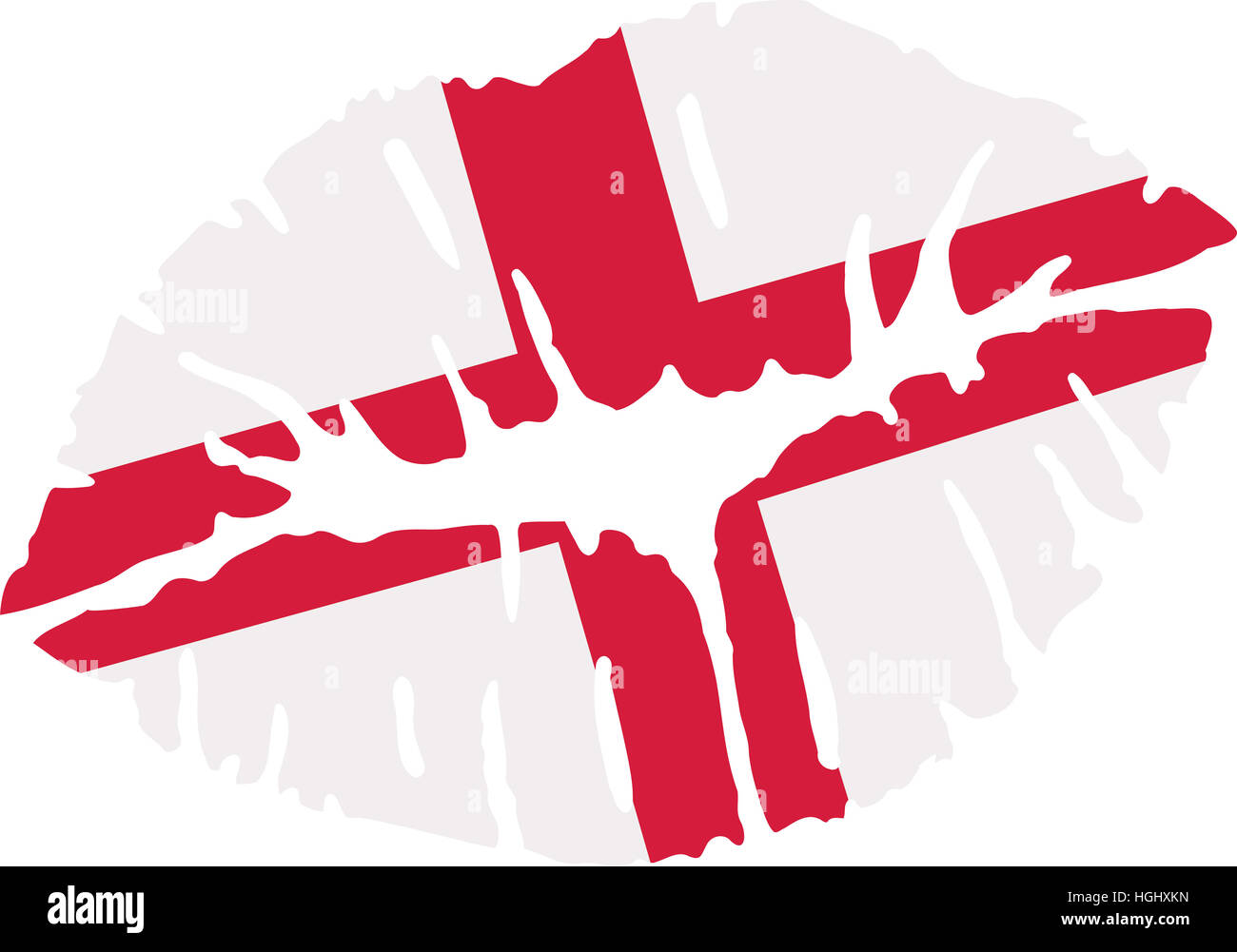 England flag kiss Stock Photo - Alamy