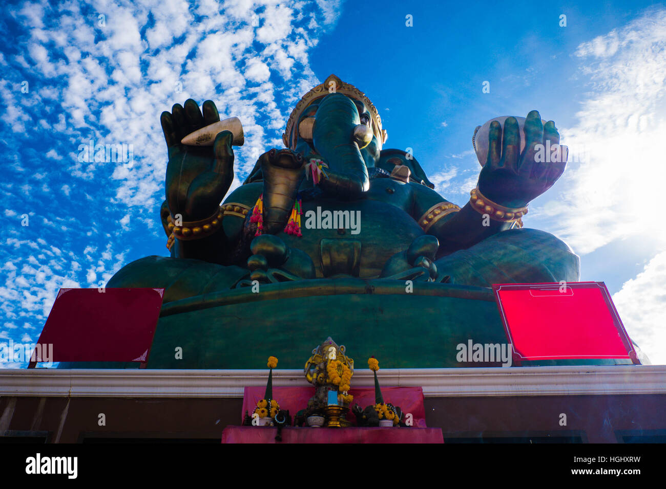 Ganesha statue and Hindu god, Thailand Stock Photo - Alamy