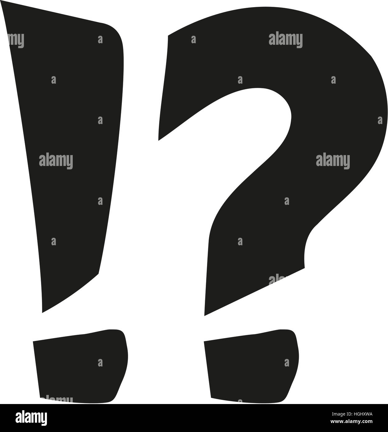 Exclamation mark and question mark hi-res stock photography and images ...