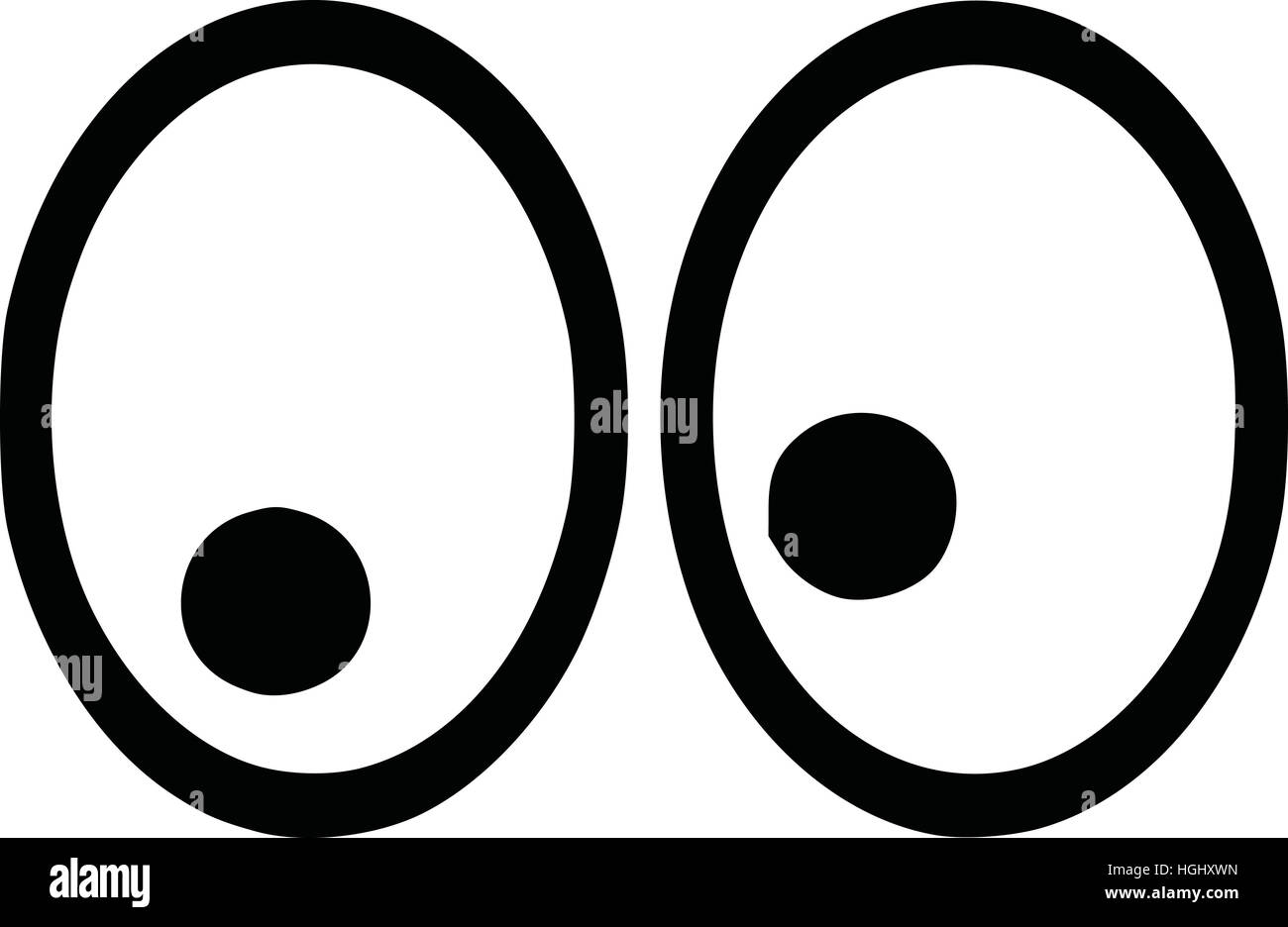 Cartoon eyes hi-res stock photography and images - Alamy