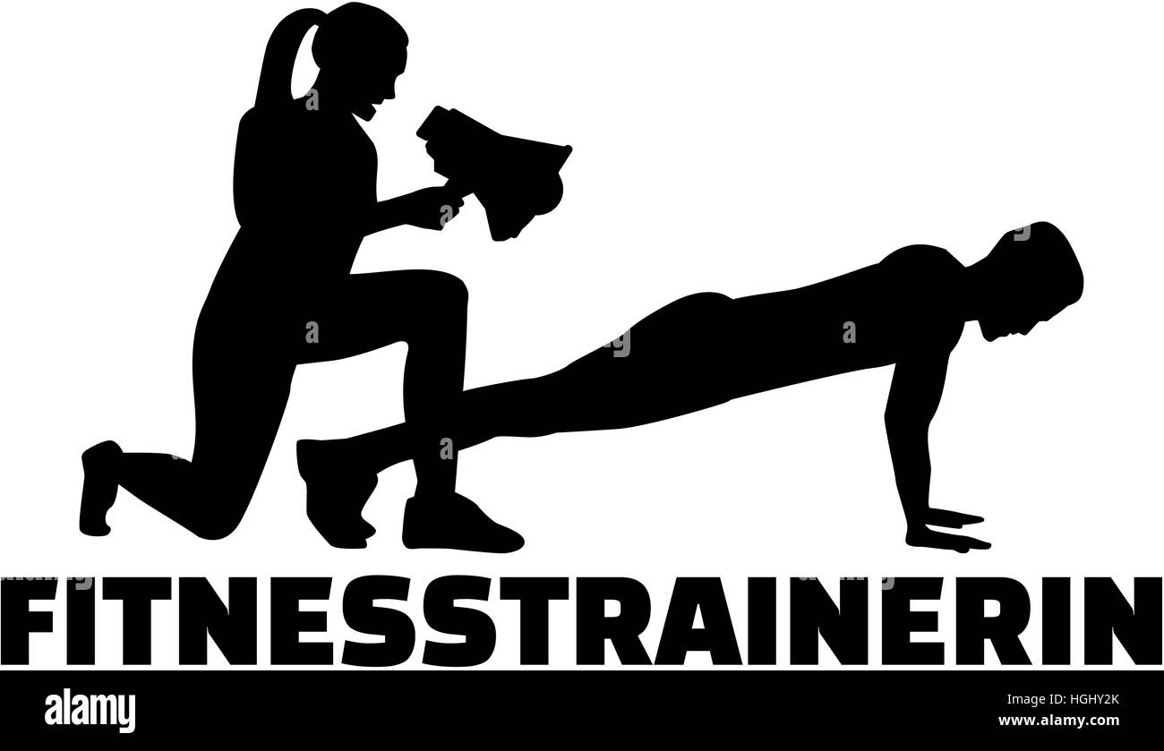 Fitness trainer Black and White Stock Photos & Images - Alamy