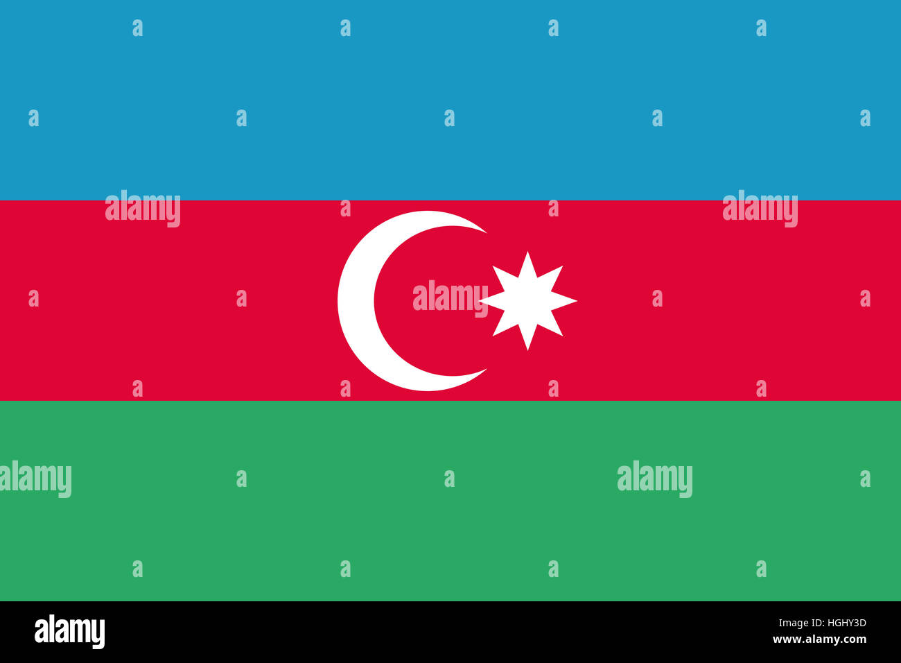 Azerbaijan flag hi-res stock photography and images - Alamy