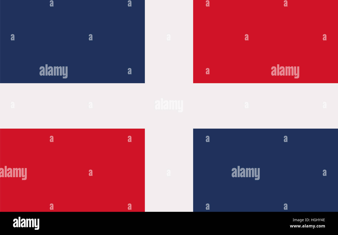 Dominican Republic flag Stock Photo - Alamy