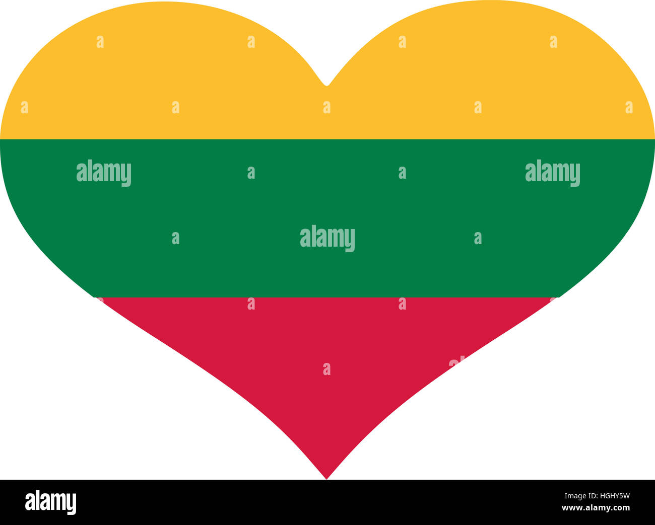 Lithuania flag heart Stock Photo - Alamy