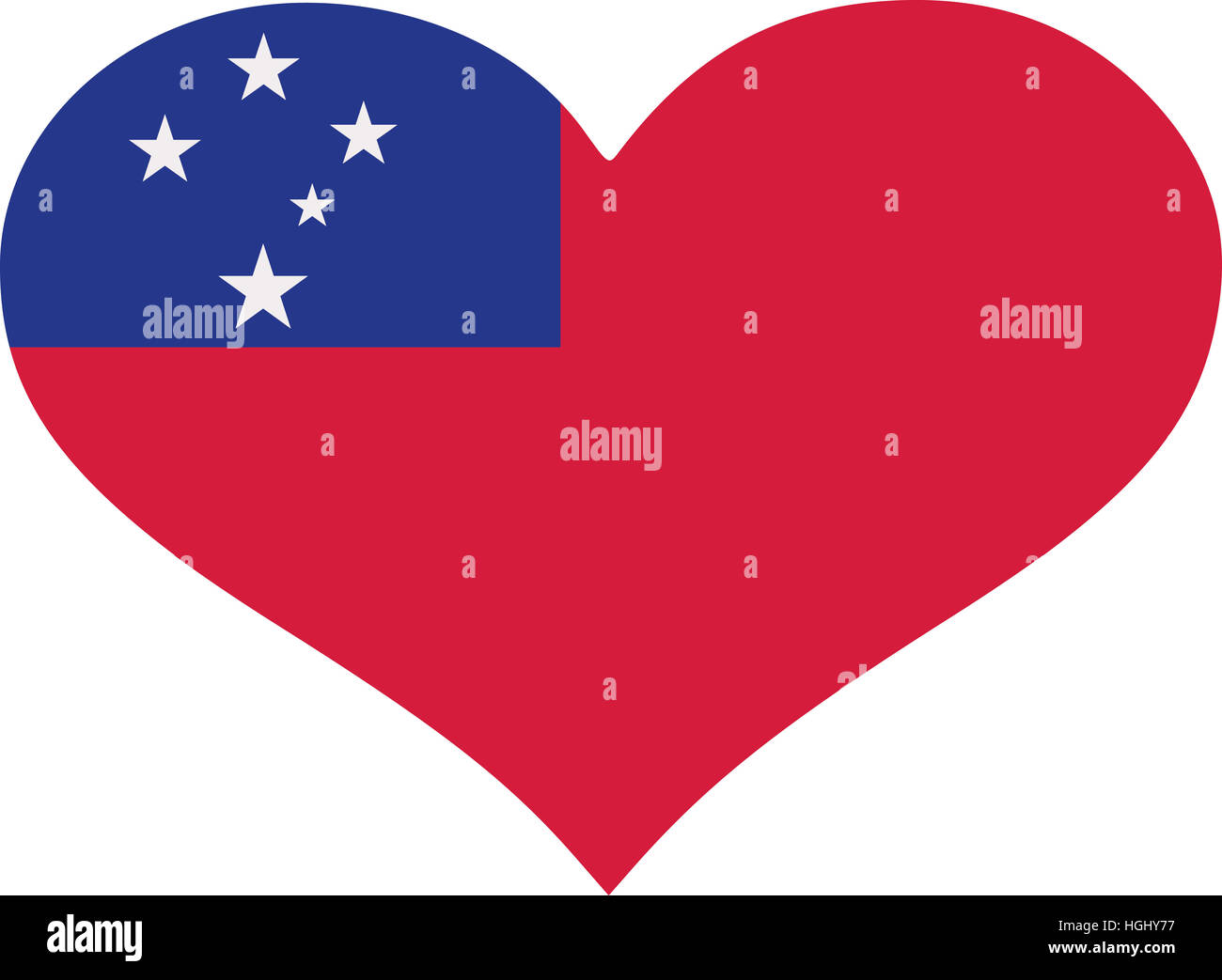 Samoa flag hi-res stock photography and images - Alamy