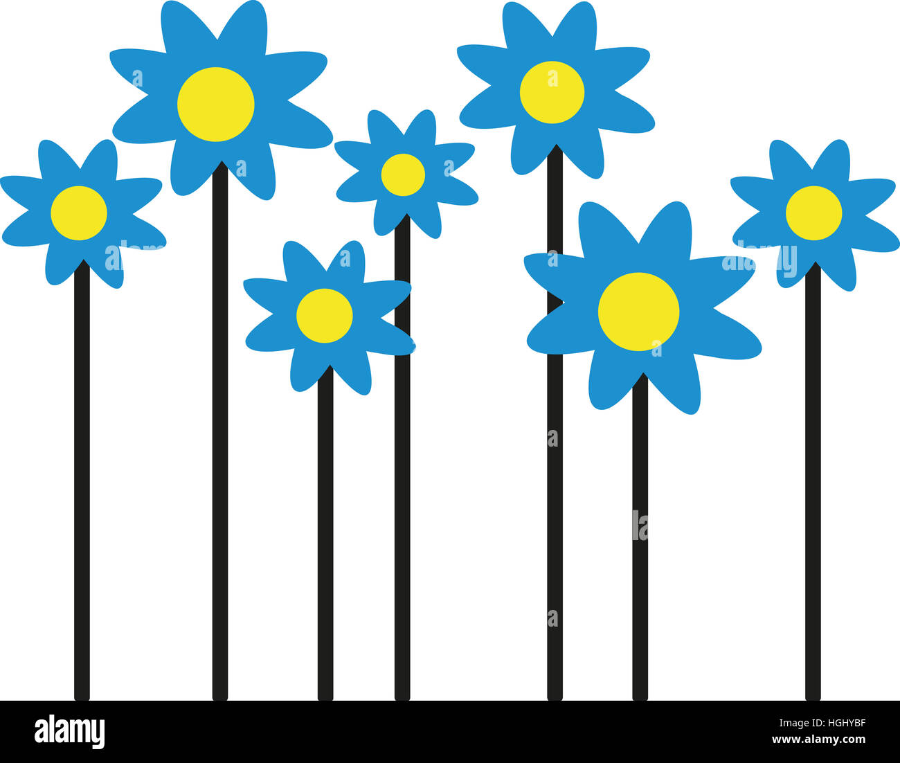 Abstract blue flower beautiful hi-res stock photography and images - Alamy