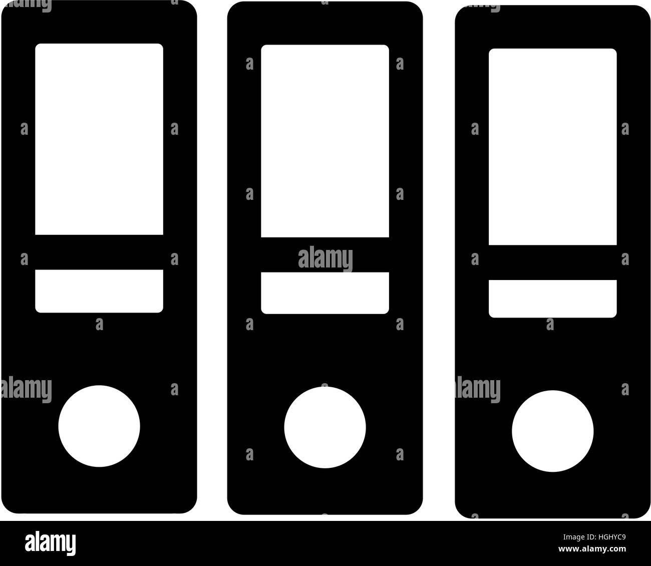 File folder icon Black and White Stock Photos & Images - Alamy