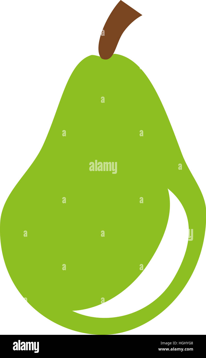 Pear silhouette hi-res stock photography and images - Alamy