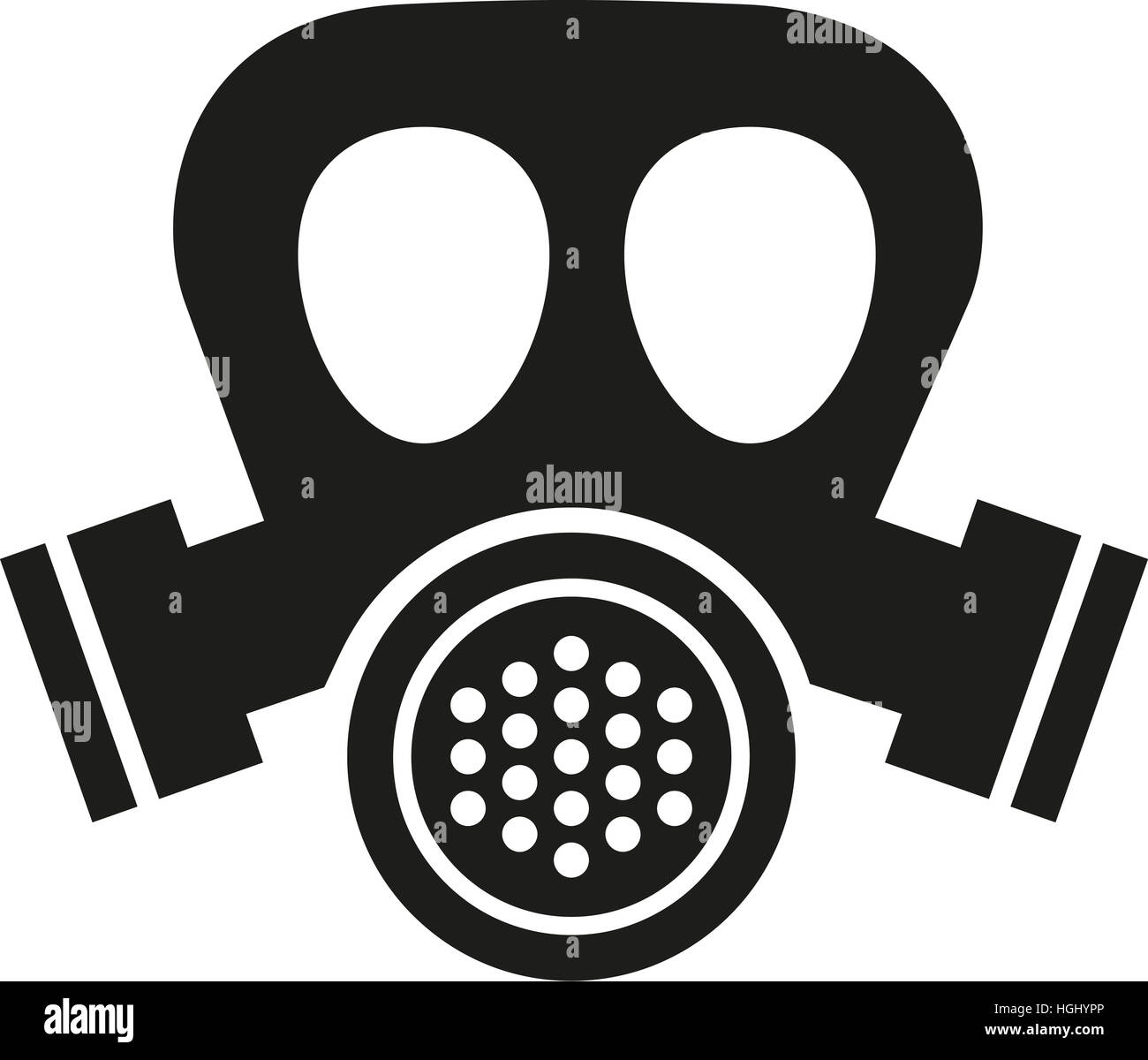 Gas mask vector Stock Photo - Alamy