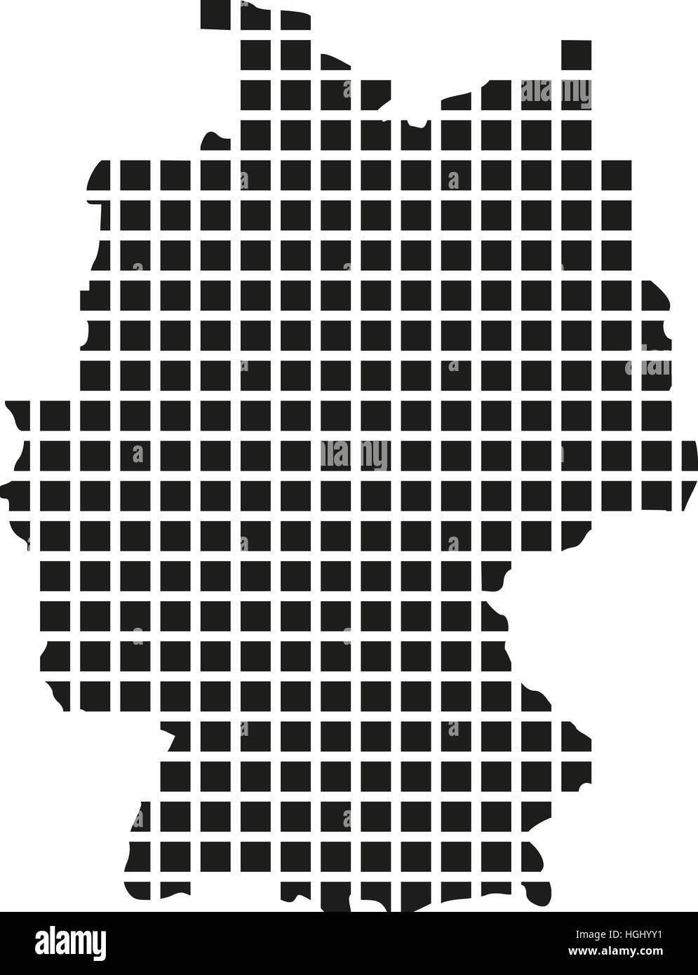 Germany map hi-res stock photography and images - Alamy