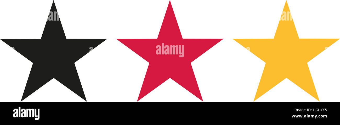 Germany flag colors stars Stock Photo - Alamy