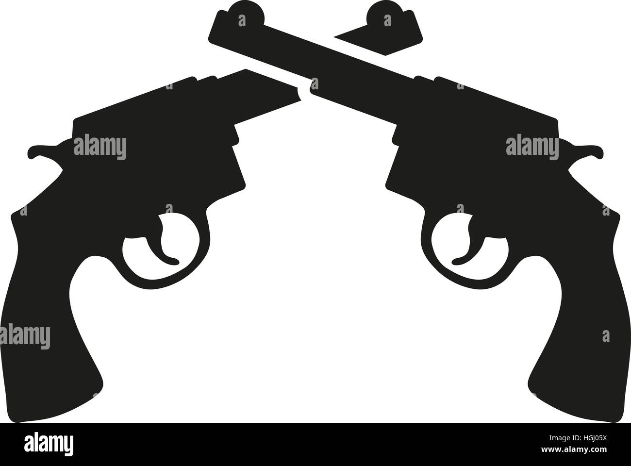 Crossed guns hi-res stock photography and images - Alamy